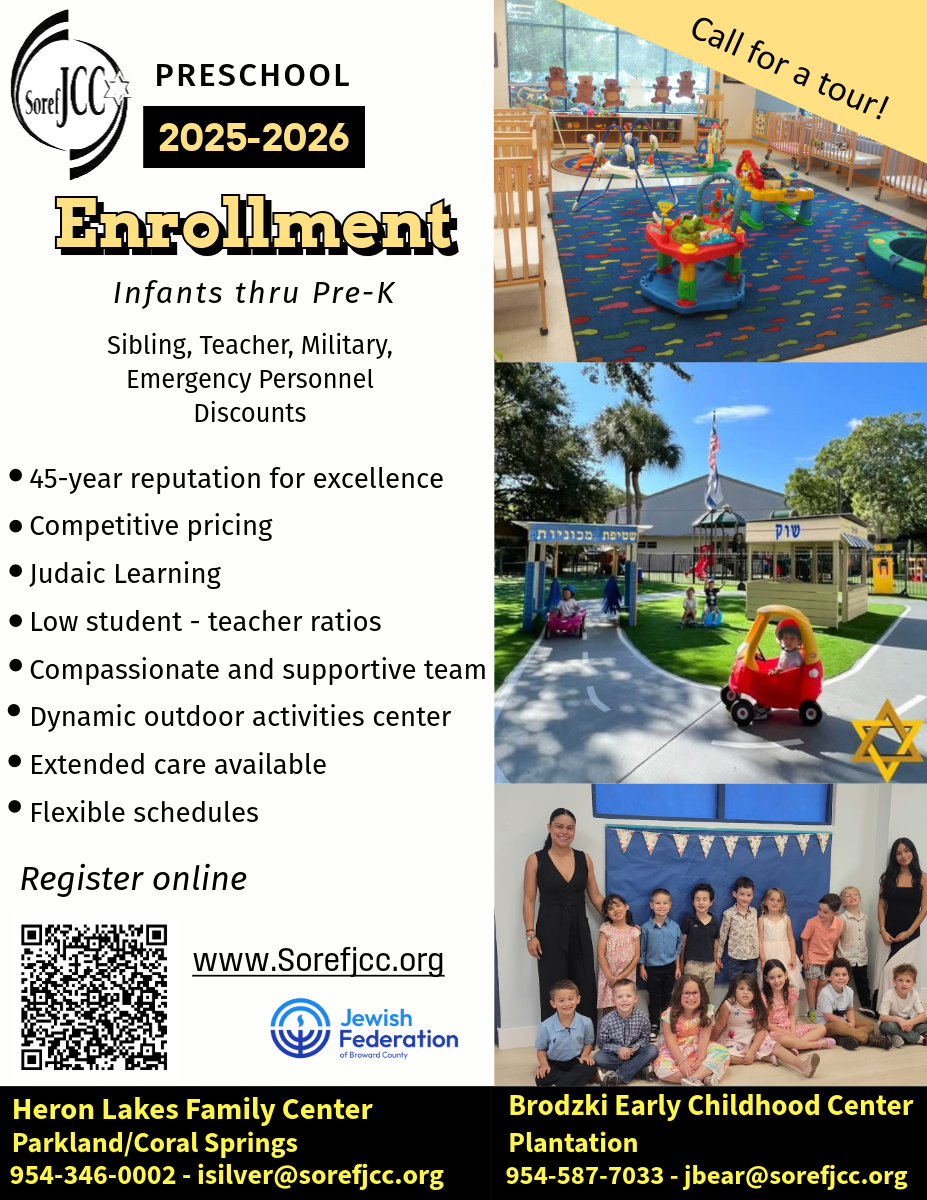 Soref JCC - Register now for 2025-2026 School Year